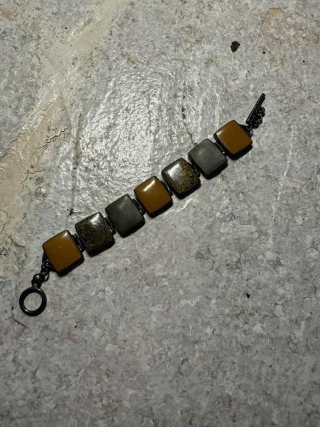 Pyrite, Bronzite and Yellow Jasper Bracelet - Etsy