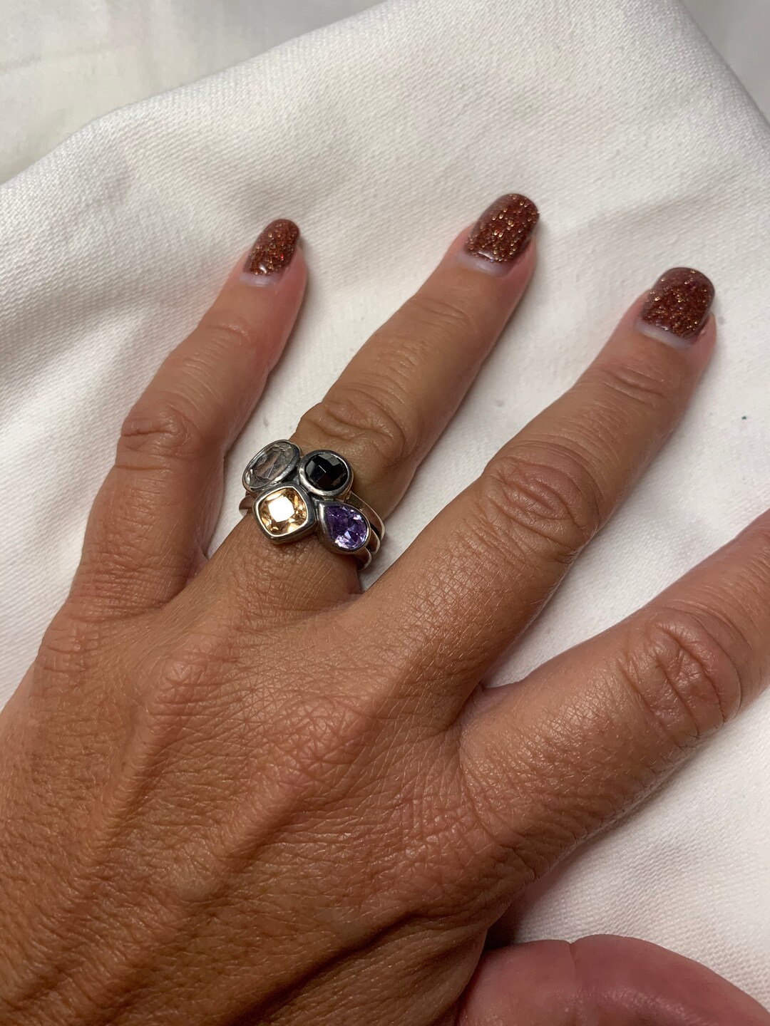 Multi Colored Ring - Etsy