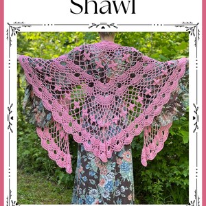 Viral Bloom Shawl Crochet Pattern - Etsy