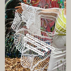 Arachne's Curse Coat—spiderweb Mandala Coat Crochet Pattern-halloween ...