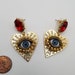 Sea Urchin Wink - Gold Tone Eyeball Brooch Pin With Hand Placed ...
