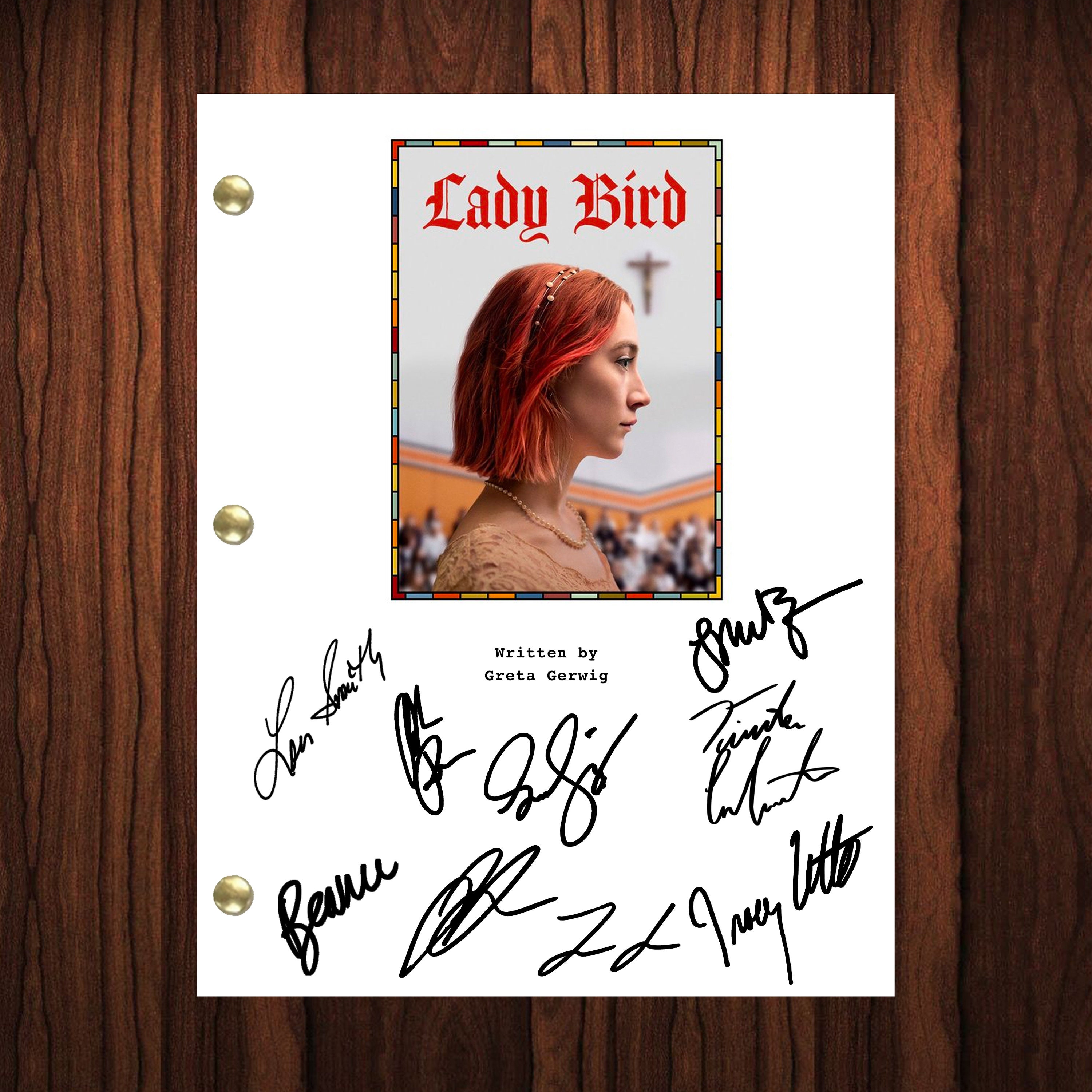Lady Bird Movie Script Autographed Signed Script Reprint Saoirse Ronan ...