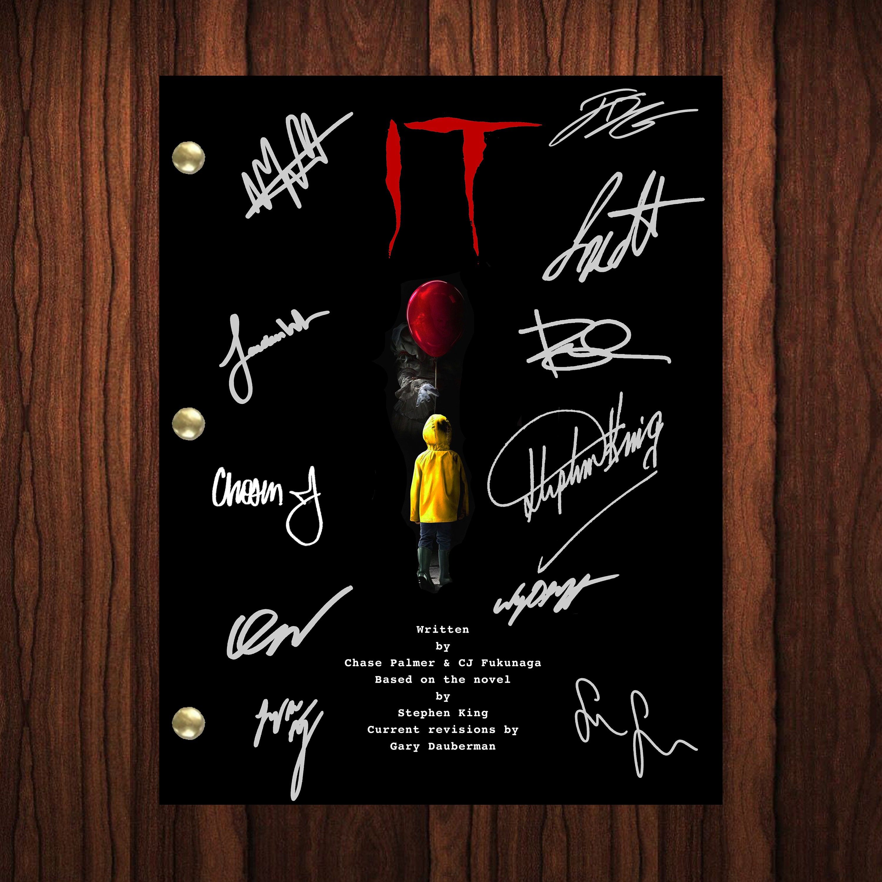 IT Movie Autographed Signed Movie Script Reprint Full | Etsy