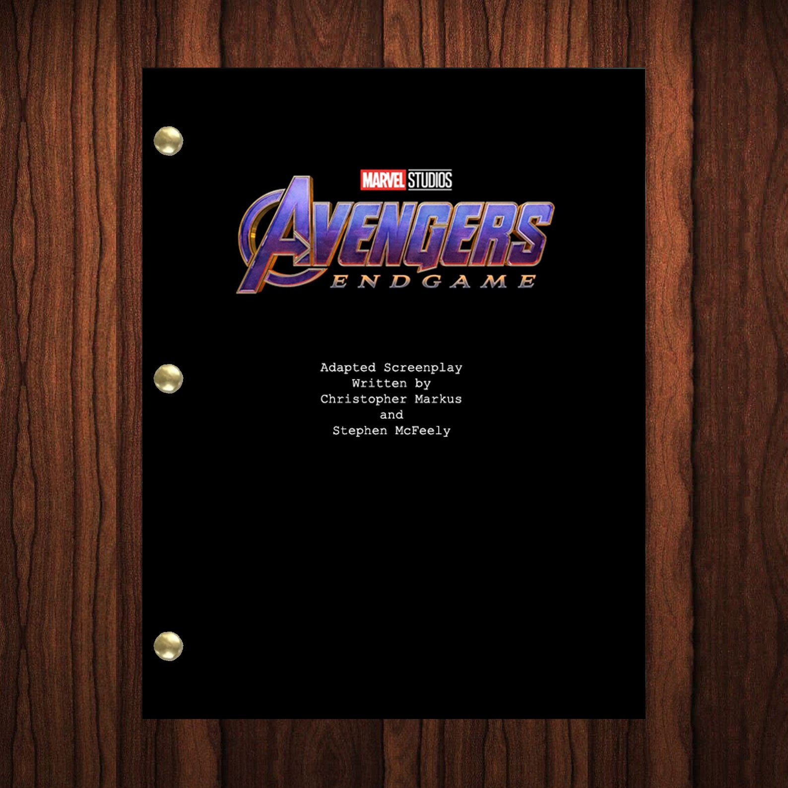 Avengers Endgame Movie Script Reprint Full Screenplay Full | Etsy