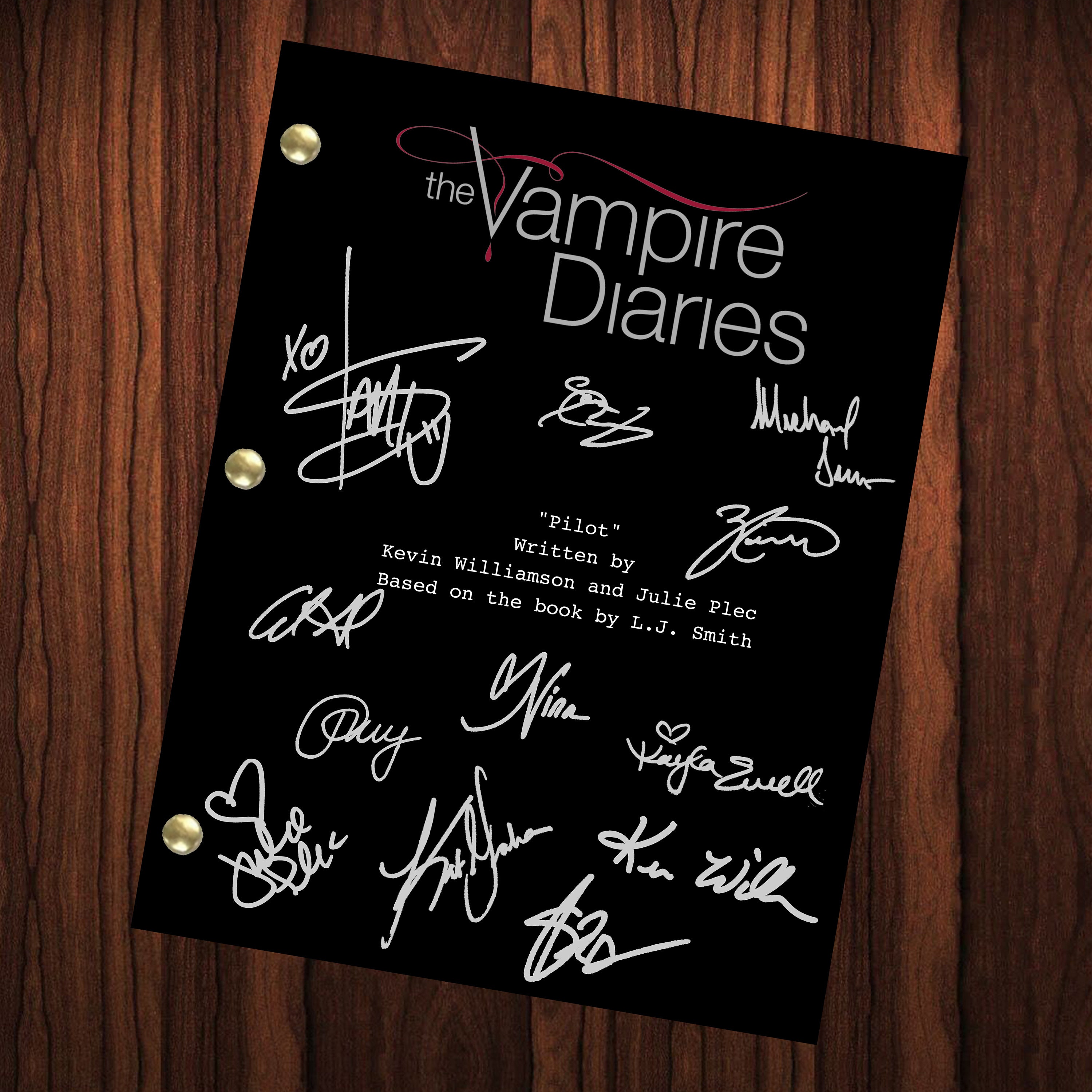 The Vampire Diaries Signed Autographed Script Full Screenplay | Etsy