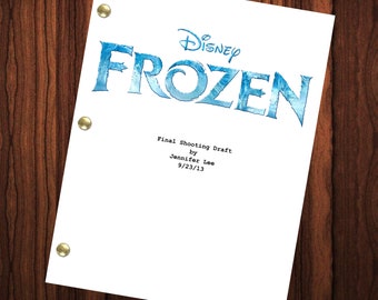 Frozen Script - Etsy