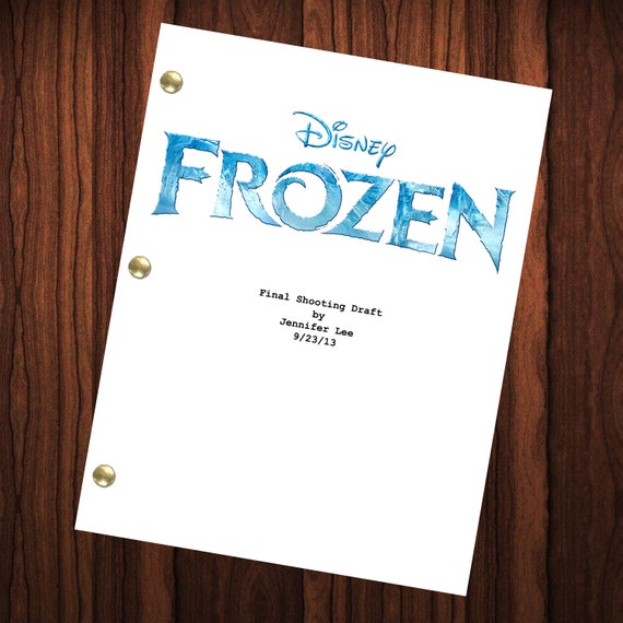 Frozen Movie Script Reprint Full Screenplay Full Script | Etsy
