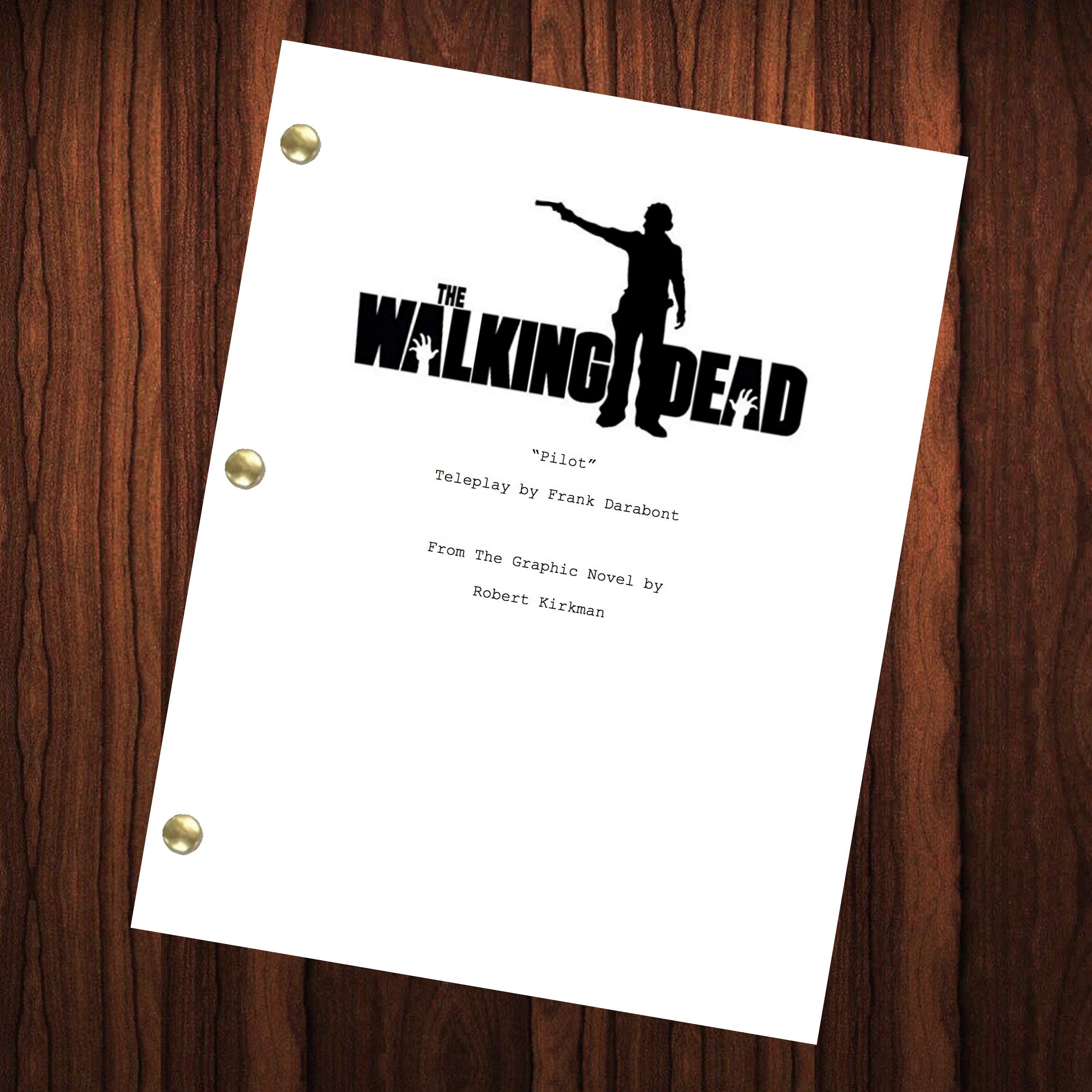 The Walking Dead TV Show Script Pilot Episode Full Screenplay | Etsy