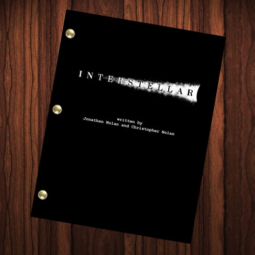 TENET Movie Script Christopher Nolan - Etsy