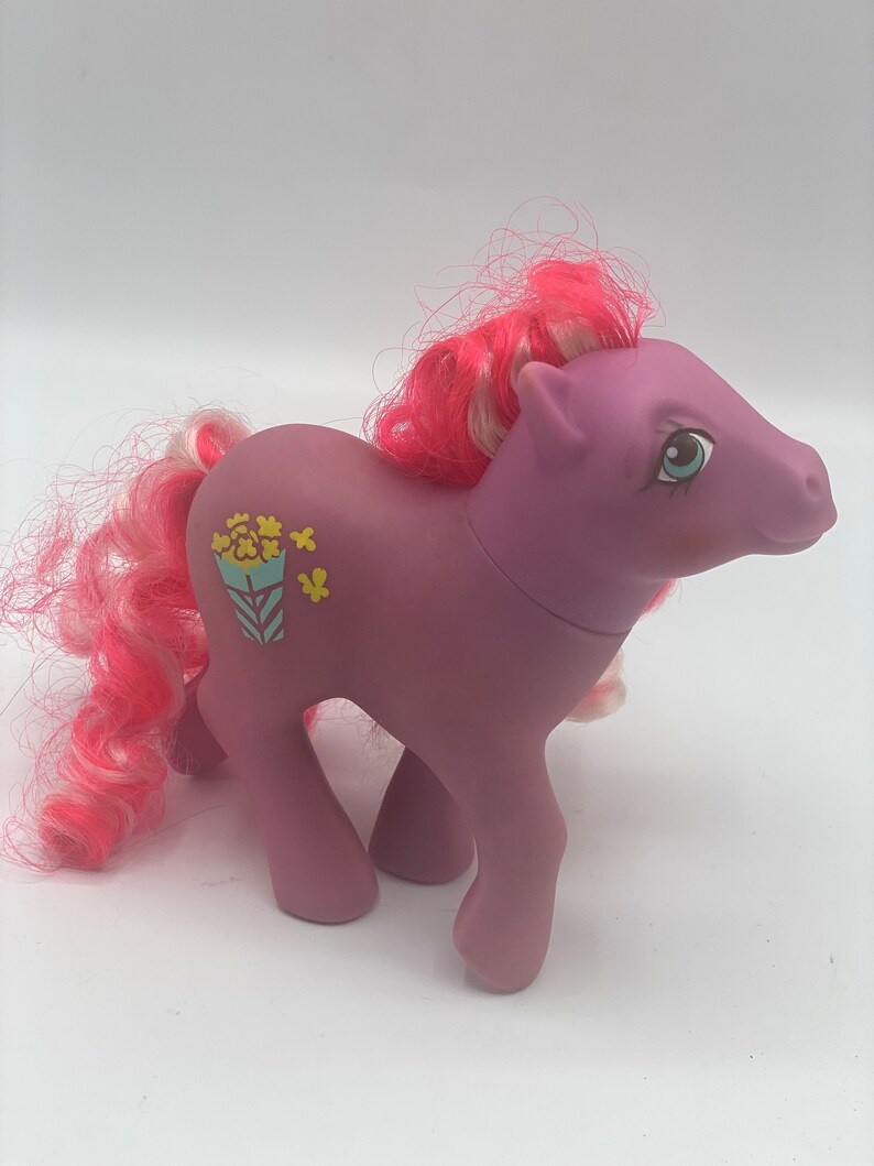 Vintage (1984) My Little Pony G1 Candy Cane (caramel Crunch) Pony - Etsy