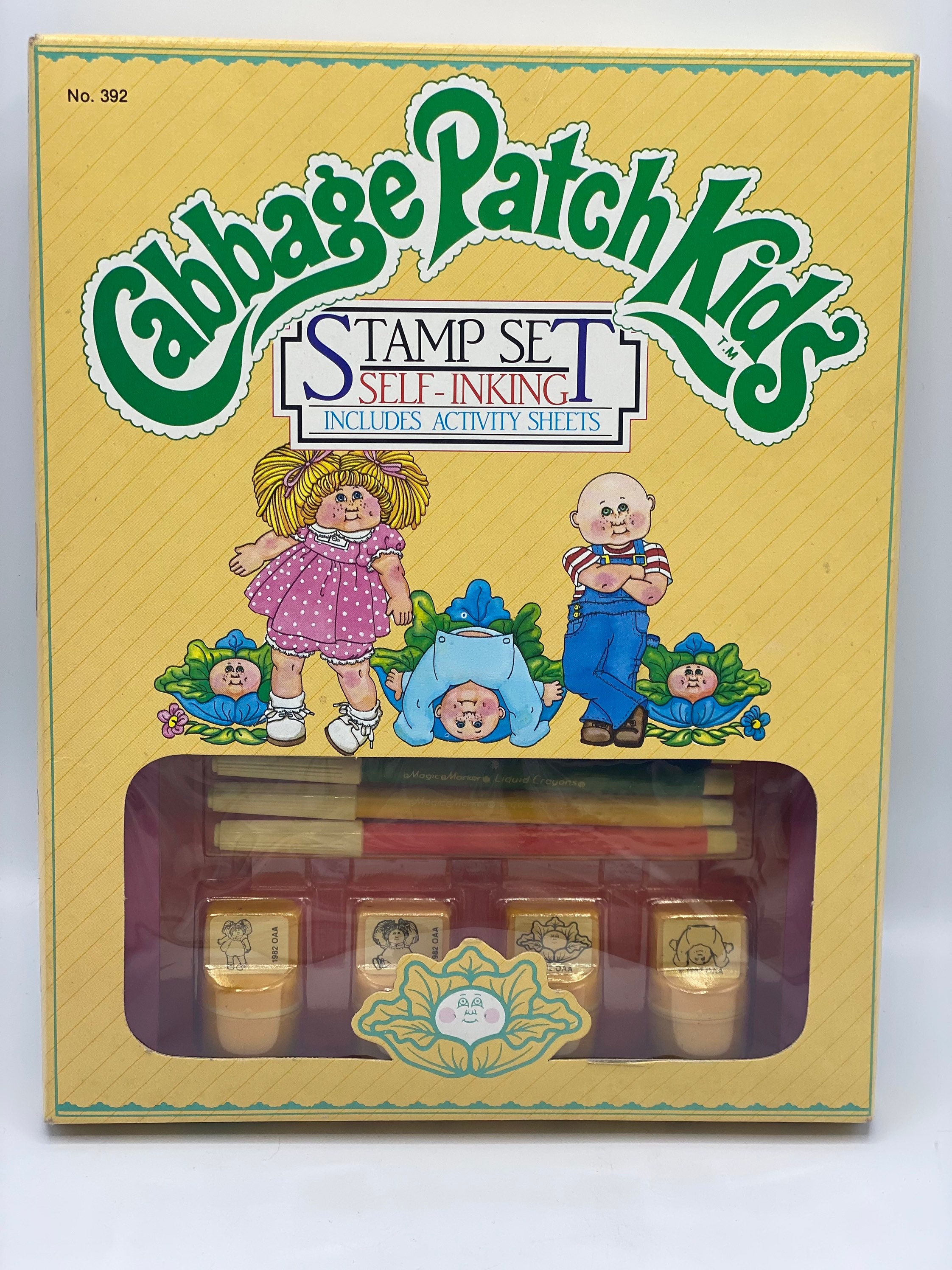 Vintage (1983) Cabbage Patch Kids Stamp Set - Etsy
