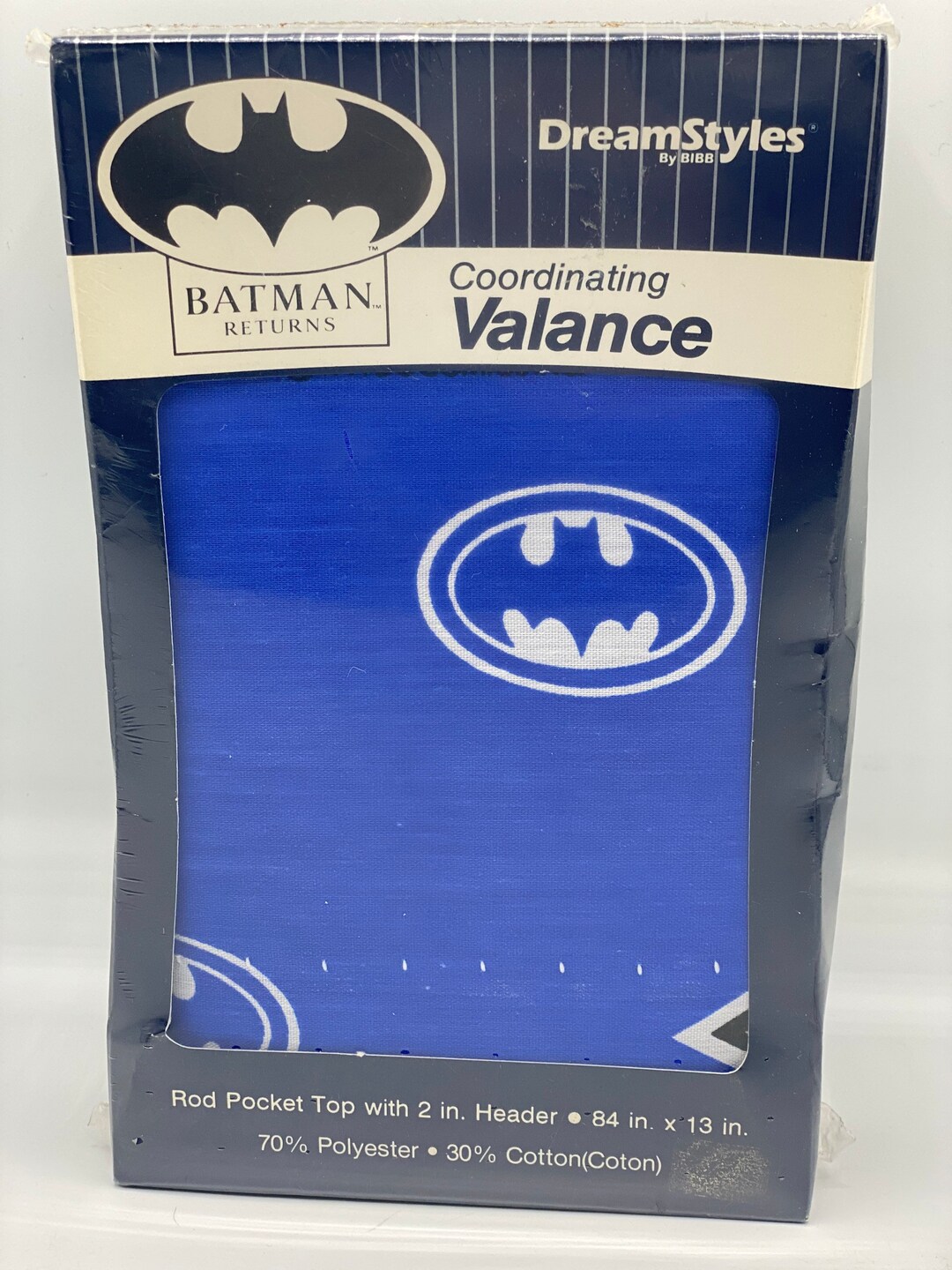 Vintage (1992) DC Comics Batman Returns Coordinating Valance - Etsy
