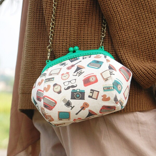 Kiss Lock Shoulder Bag Pattern - Etsy