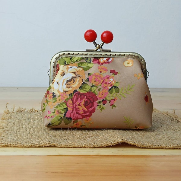 Floral Coin Purse - Etsy