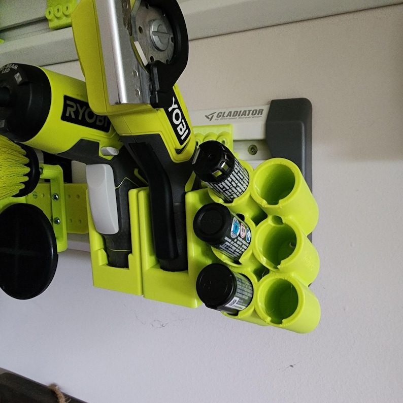Slatwall Tool Holder for Ryobi 4V USB Lithium and Some Other Tek4 and ...