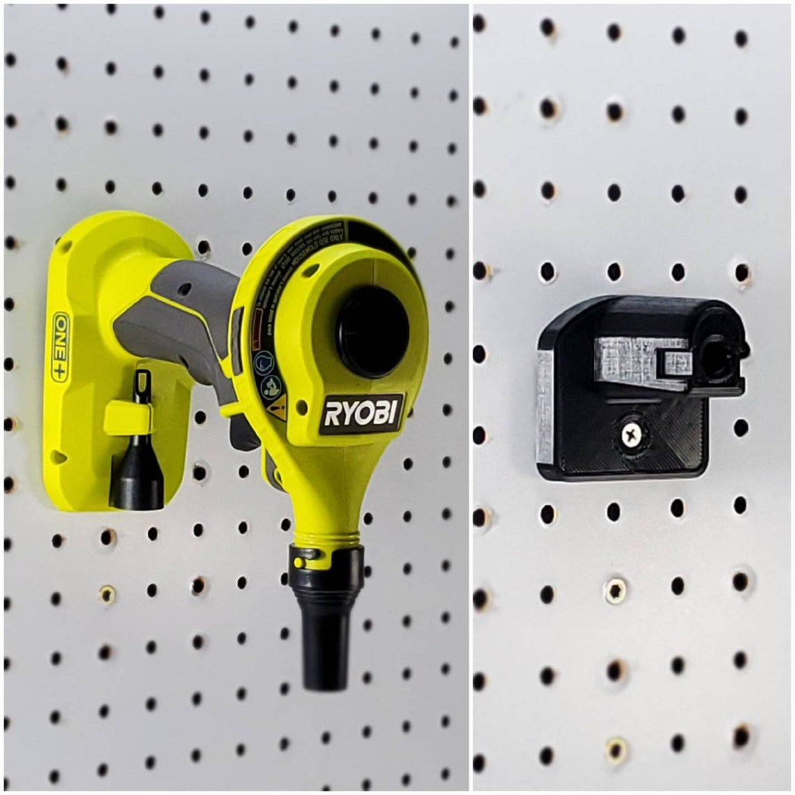 Flat Mount 3D Printed Holder for Ryobi 18V One Tools to - Etsy