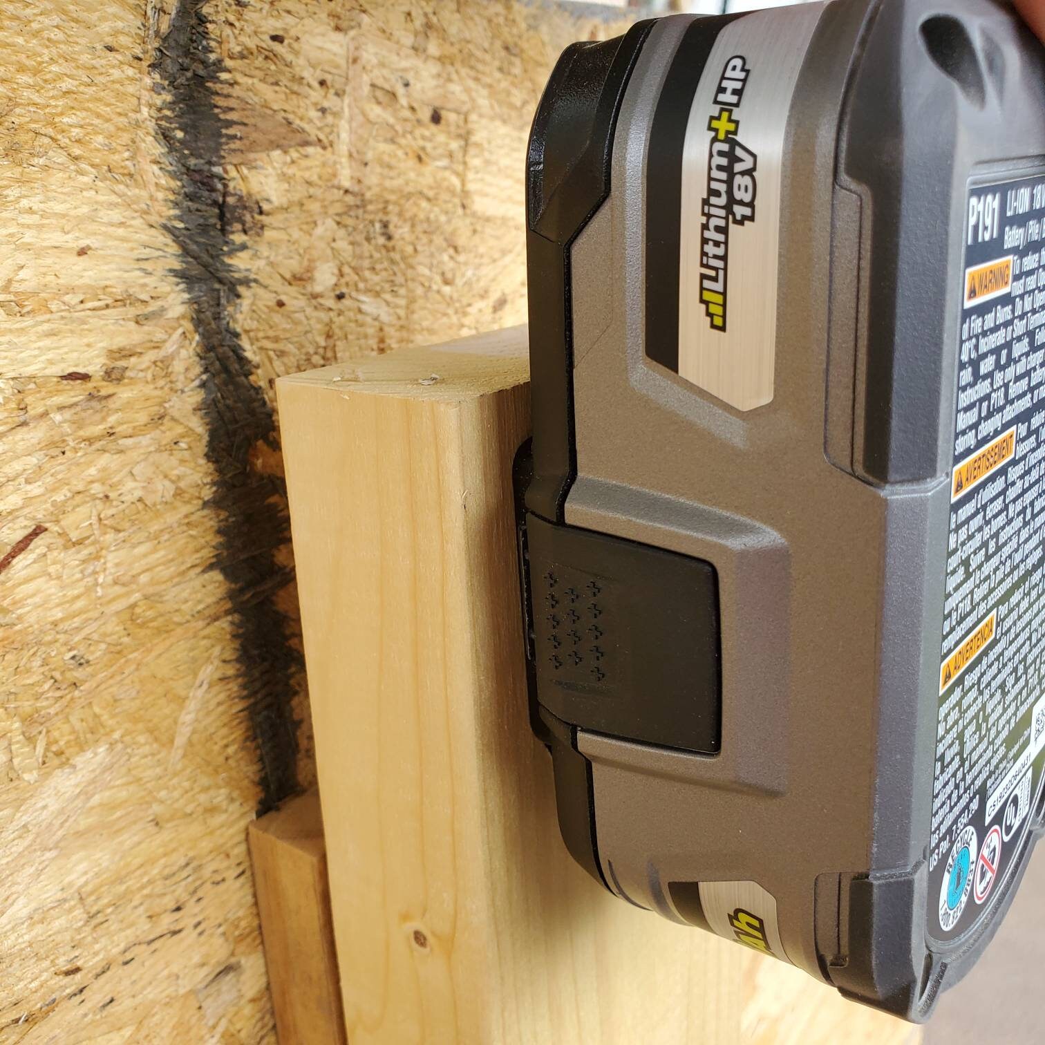 3D Printed 18V Battery Holder for Ryobi Batteries - Etsy