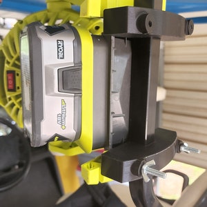 Golf Cart Adapter for Ryobi PCL811 OR P3320 Hybrid 18V Fan BRACKET ONLY ...
