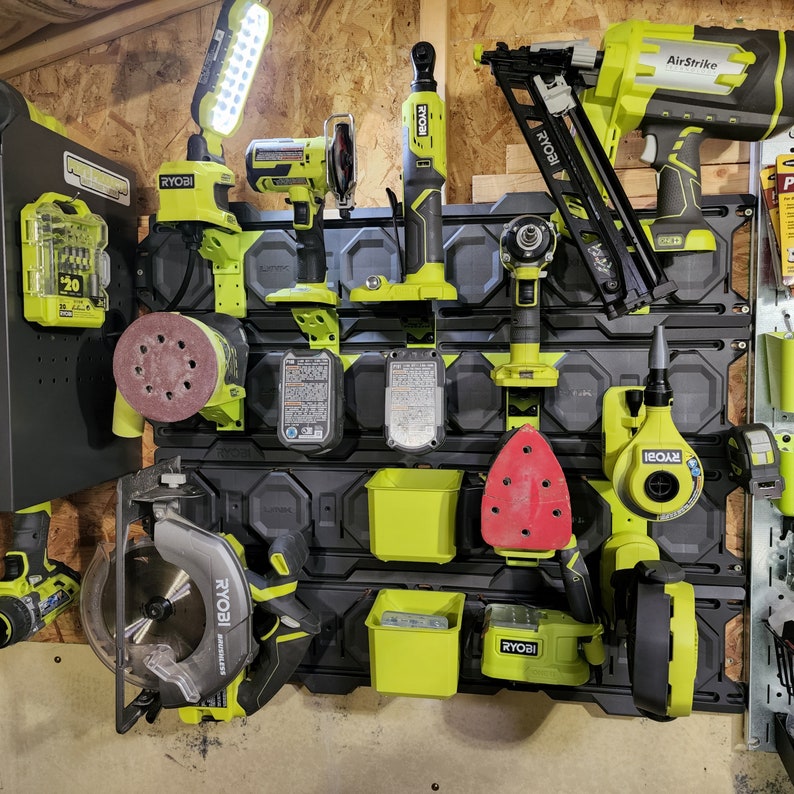 3D Printed Tool Mount for Ryobi Circular Saw/ Vacuum or Other 18V Ryobi ...