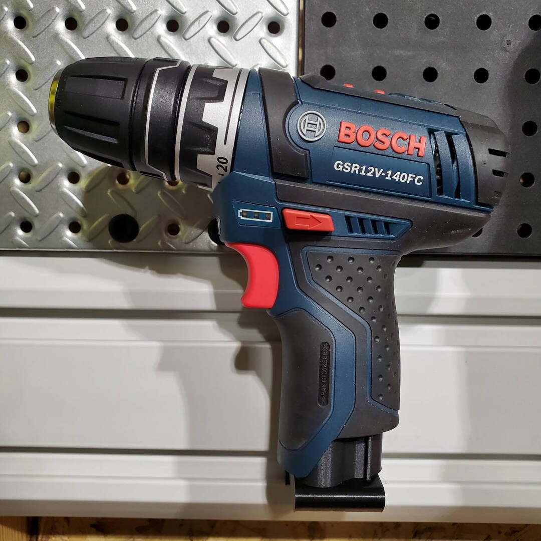 Bosch 12V Tool and Battery Pegboard Wall Mounts or Slatwall - Etsy