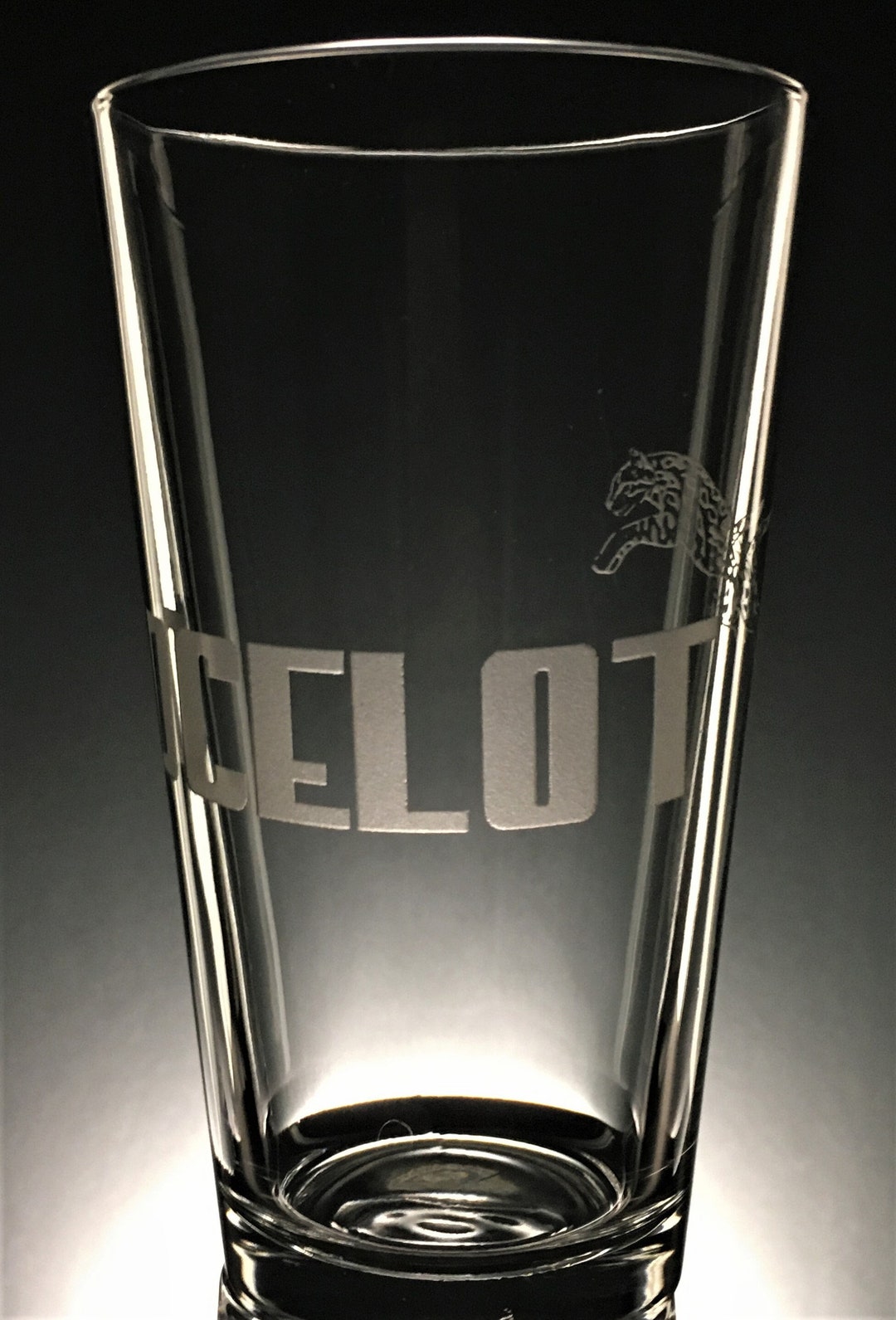 Phish Ocelot Sandblasted Glasses - Etsy