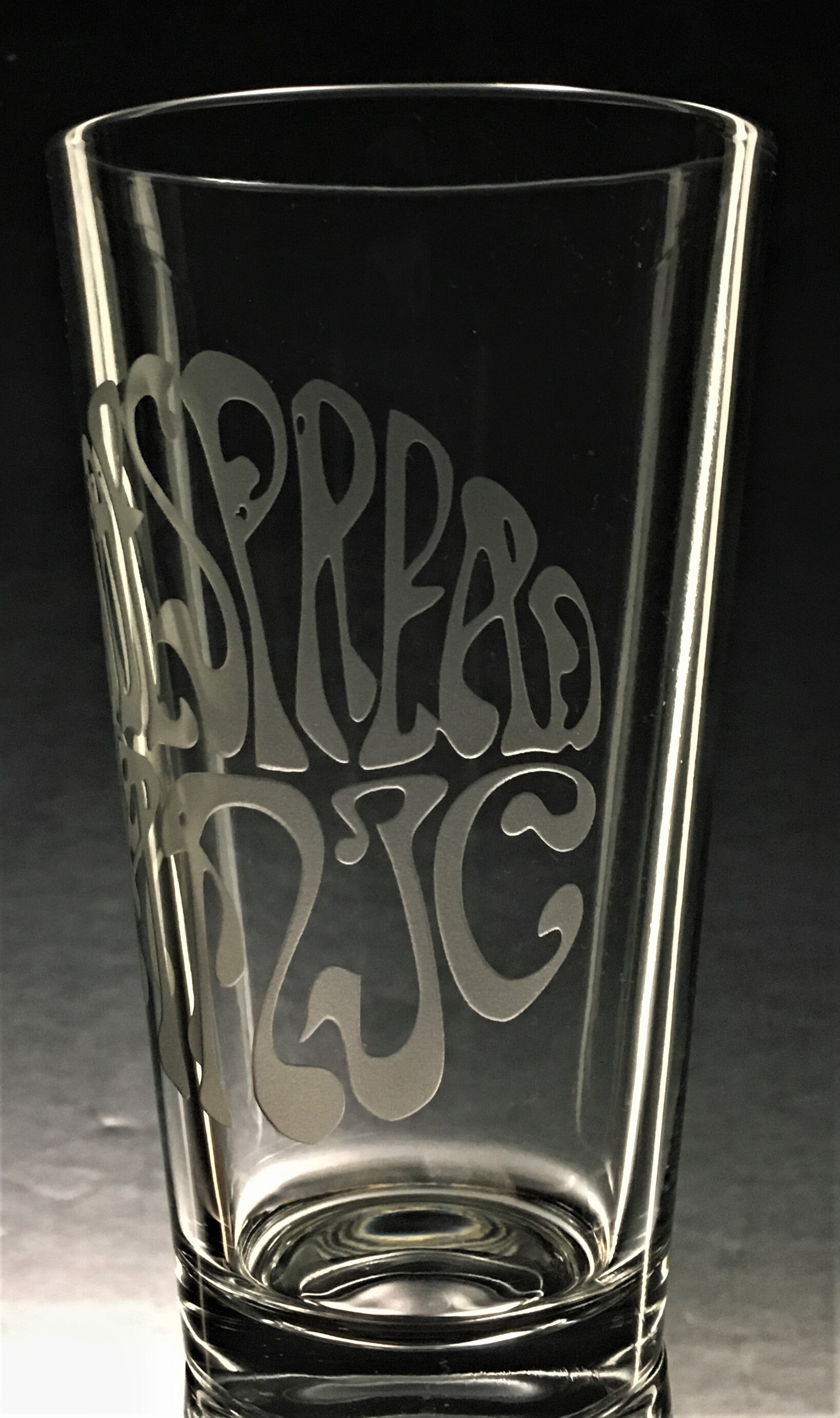 Sandblasted Widespread Logo 16oz.Pint Glass | Etsy