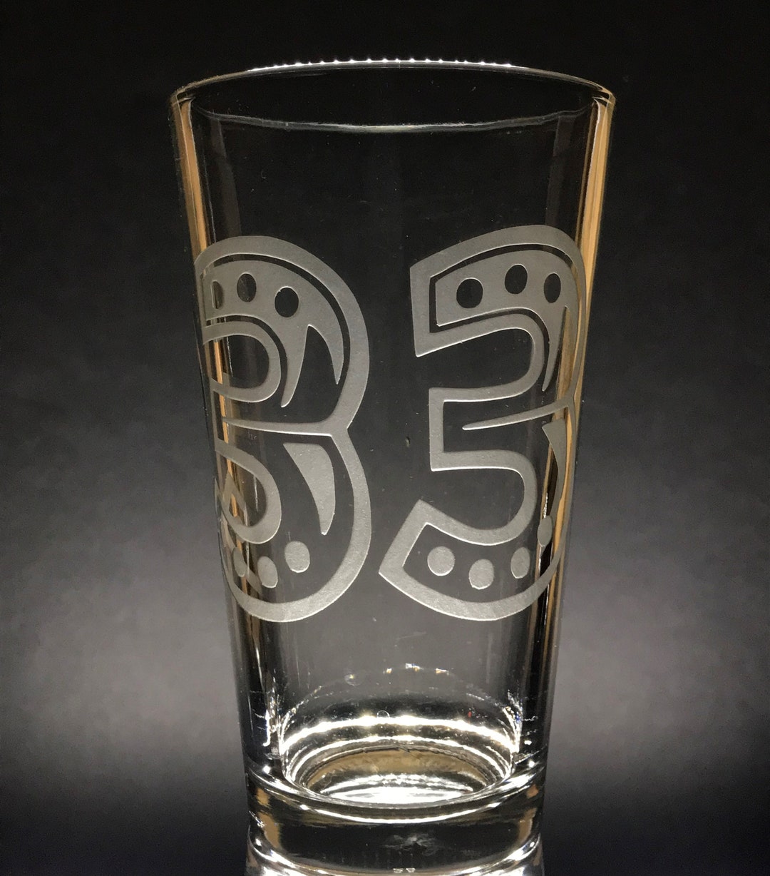 Sandblasted Billy Strings' 33 Tattoo Glass - Etsy
