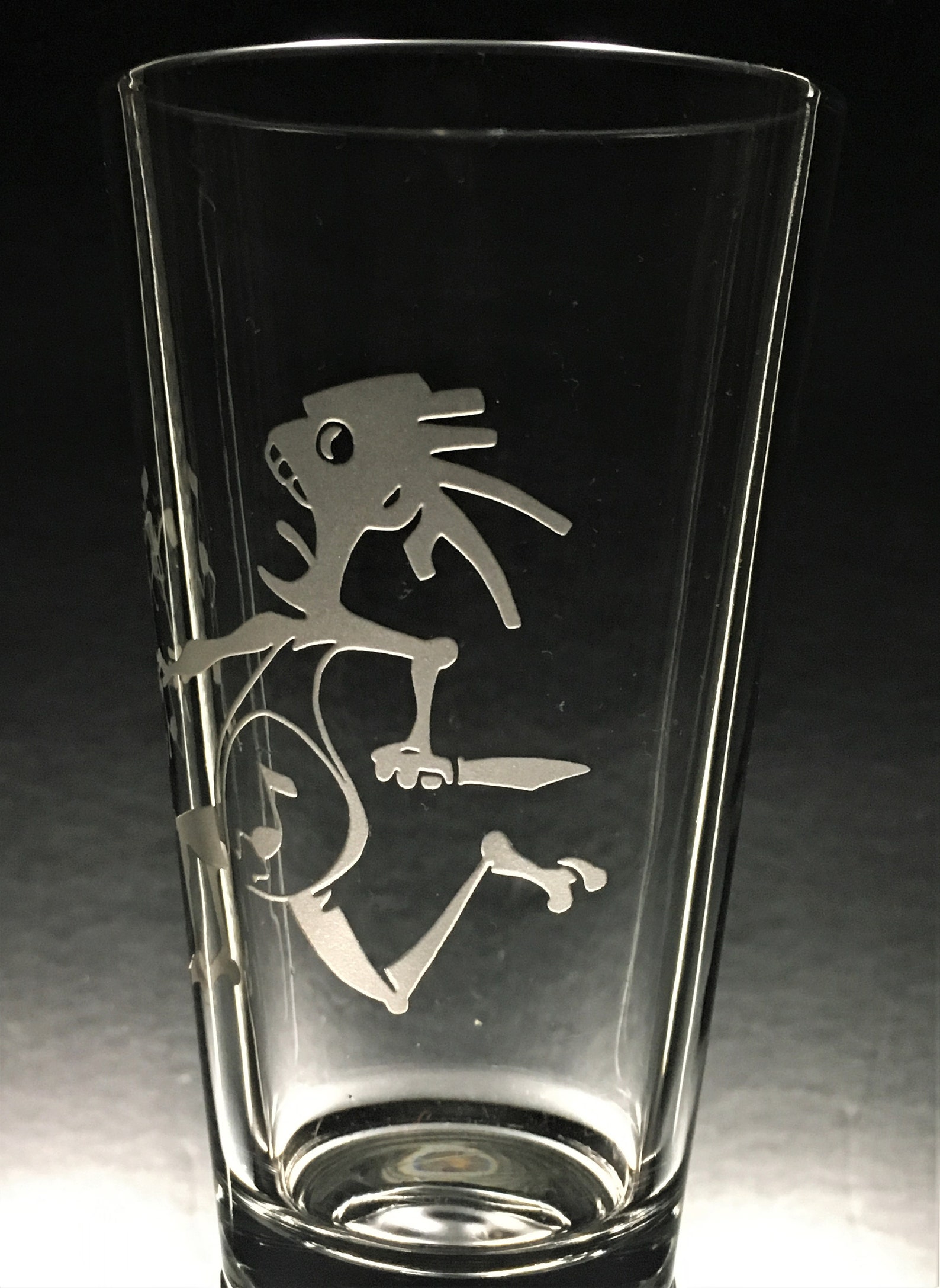 Sandblasted Widespread Panic Note Eater Glasses - Etsy