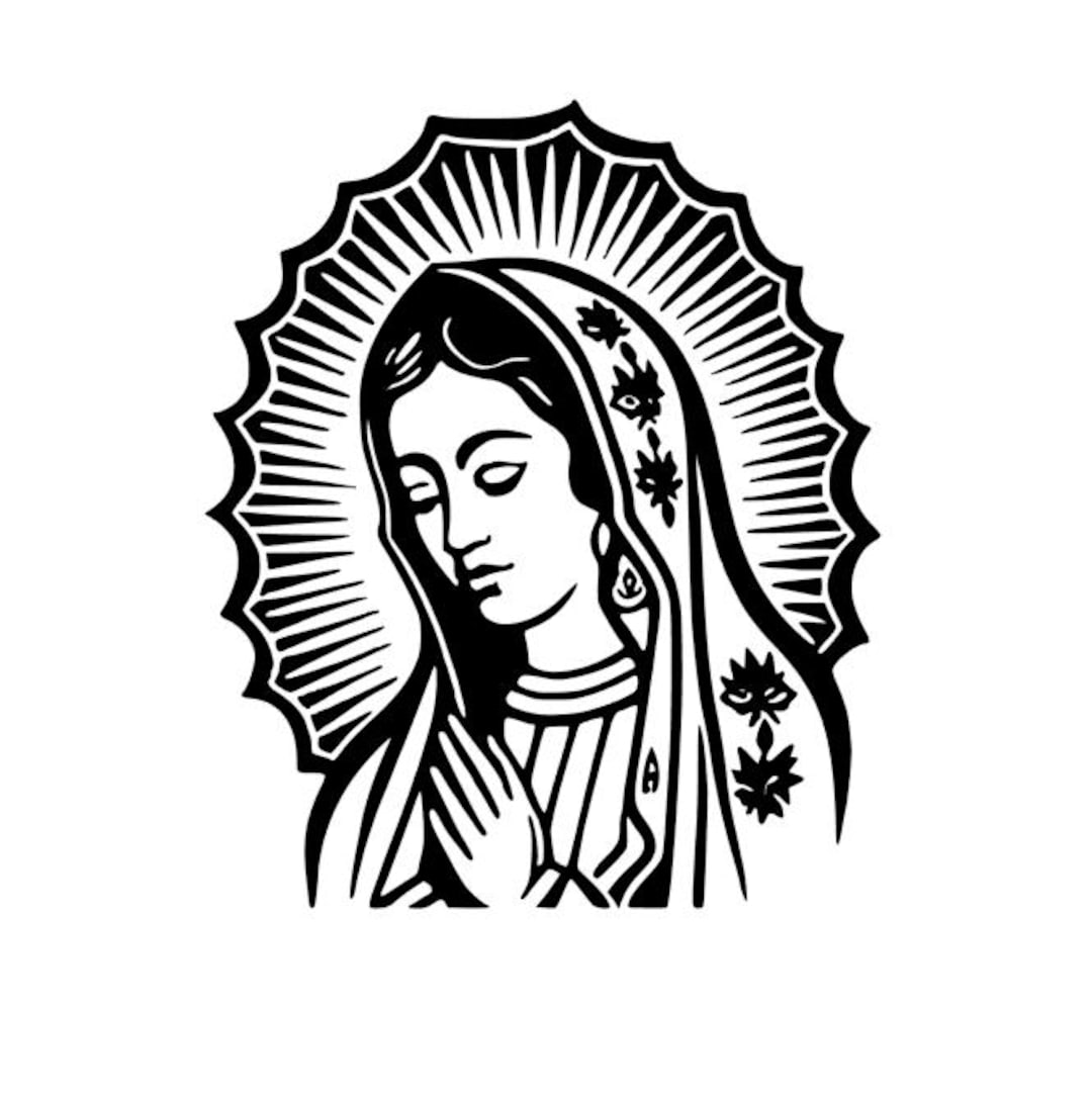Virgen De Guadalupe Decal/ Virgin Mary Decals/ Stickers - Etsy