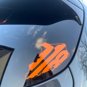 State Decal/ State and Area Code Decal/ Sticker - Etsy