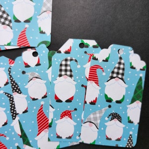 Christmas Gnome Gift Tags - Etsy
