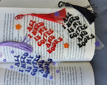 Coffee Bookmark Set Gift Coffee Stain Bookmark Books and Coffee ...