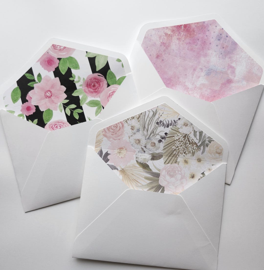 A2 Envelopes- 3 Different Patterns to Choose From! - Etsy