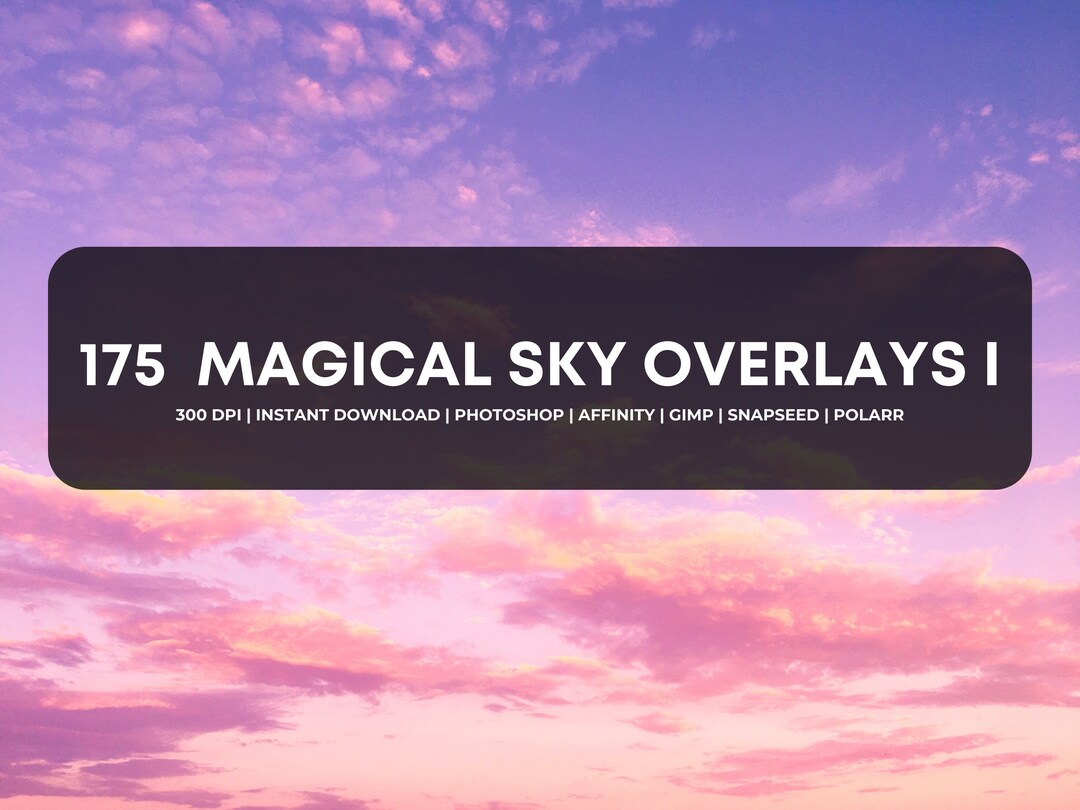 175 Magical Sky Overlays I - Etsy