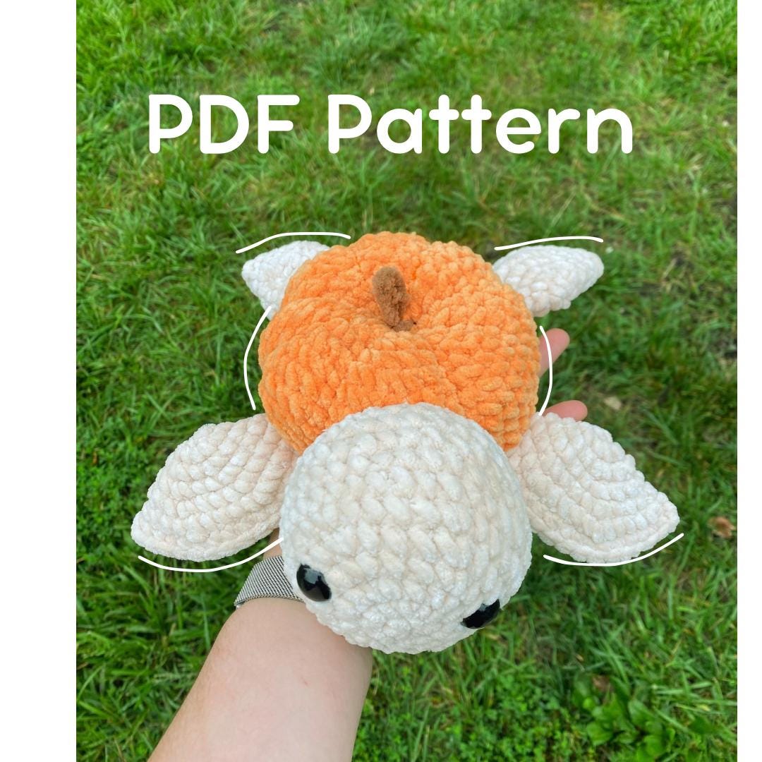 Pumpkin Turtle Crochet Pattern PDF Pattern - Etsy