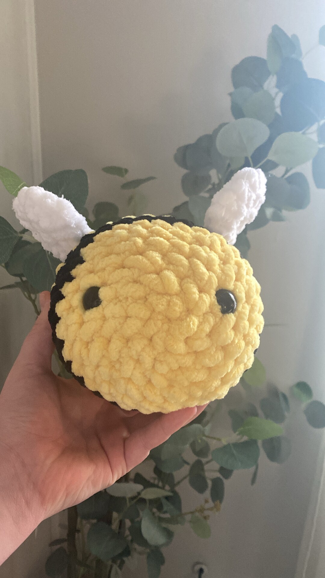 Jumbo Crochet Bee - Etsy