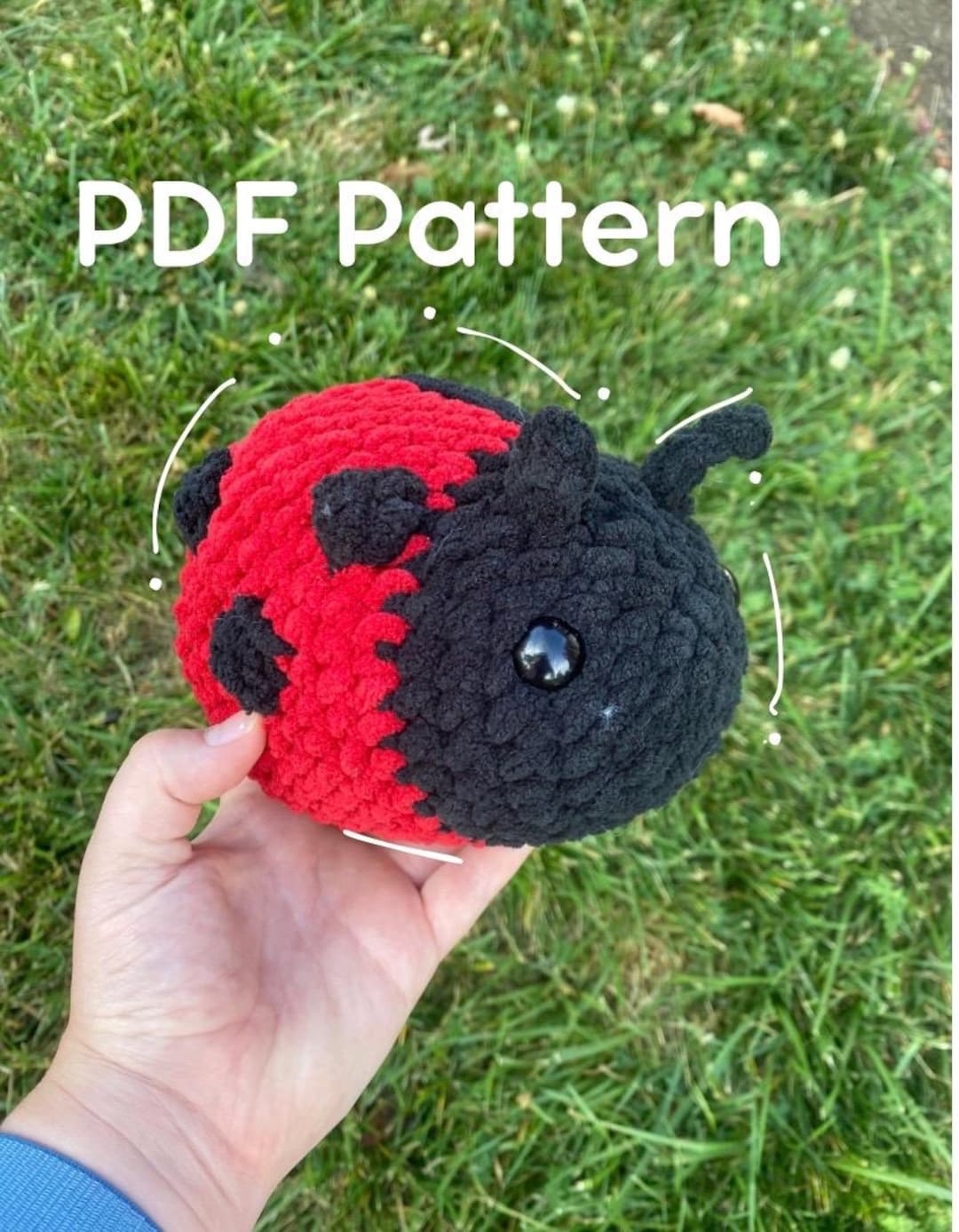 Ladybug Crochet Pattern PDF Download - Etsy