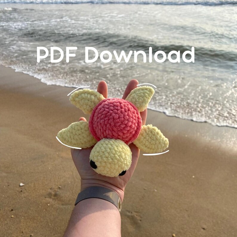 Mini Sea Turtle Crochet Pattern Pdf Download - Etsy