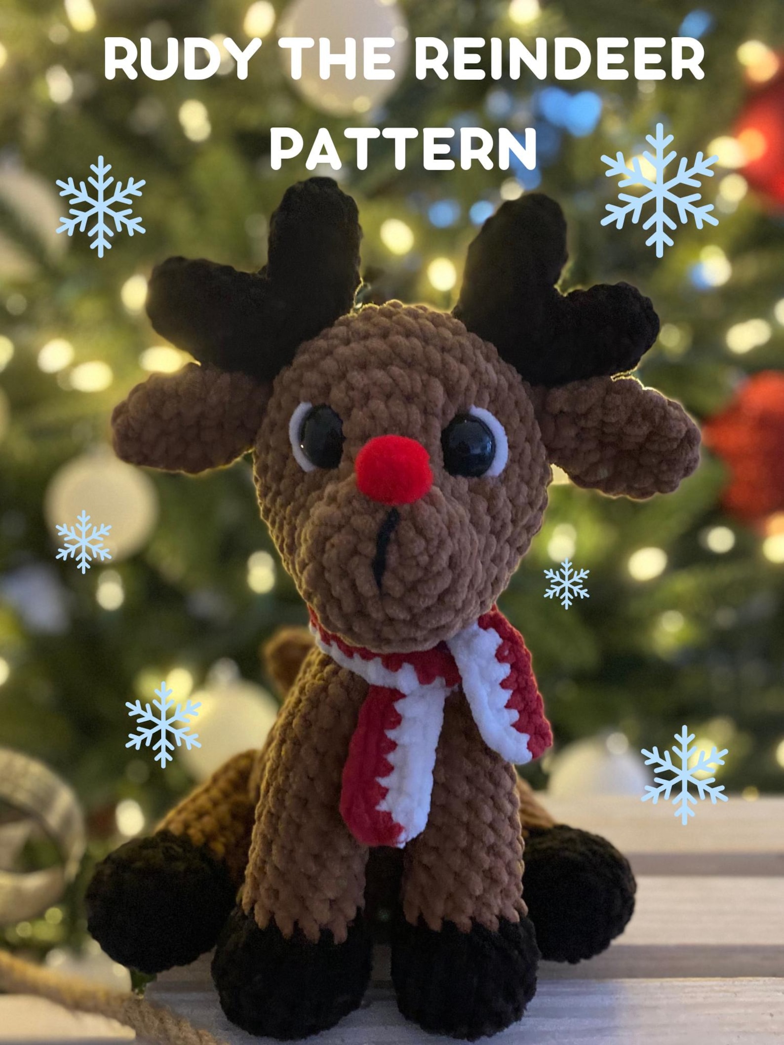 Rudy the Reindeer Pattern - Etsy