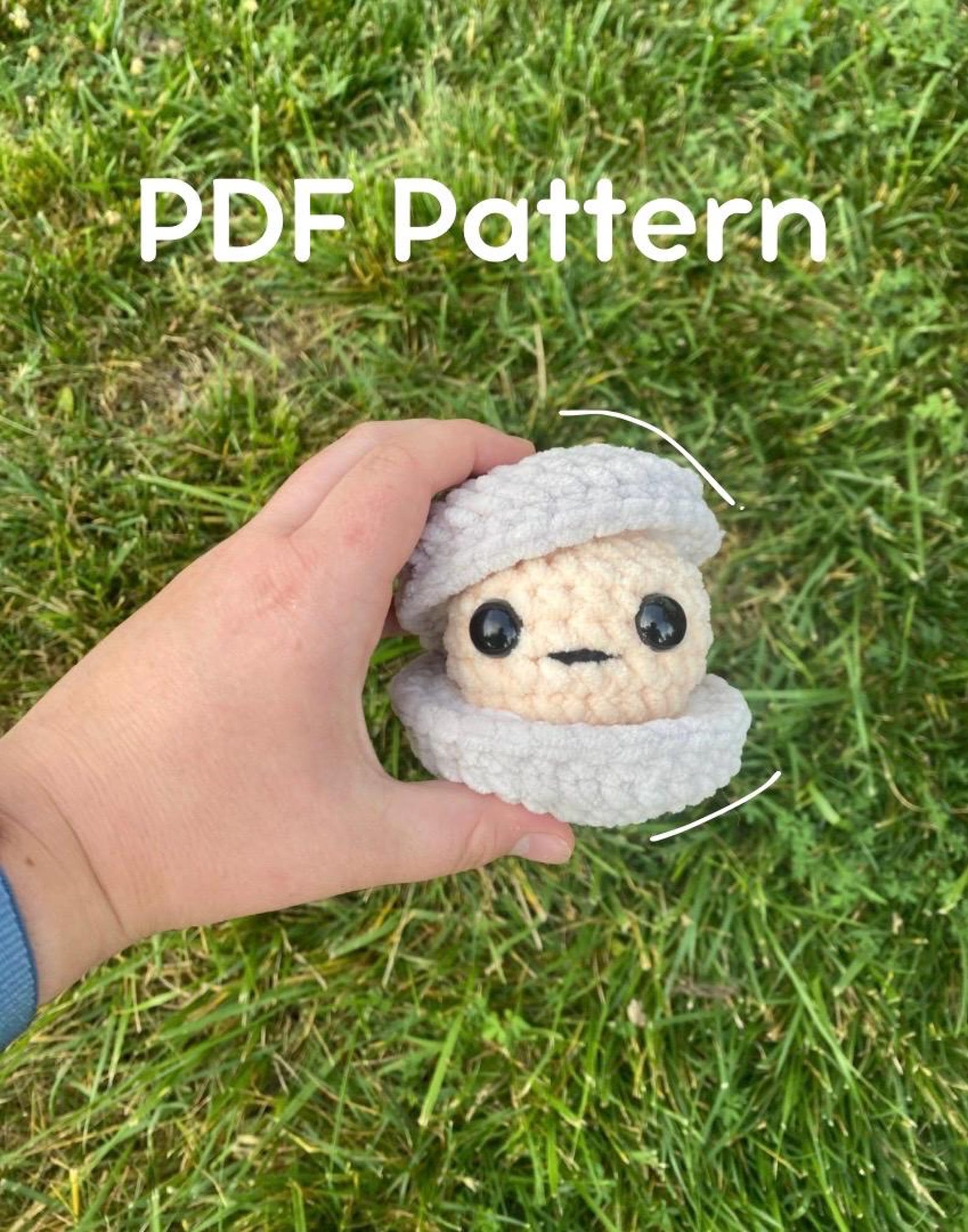 2in1 No-sew Clam Crochet Pattern - Etsy