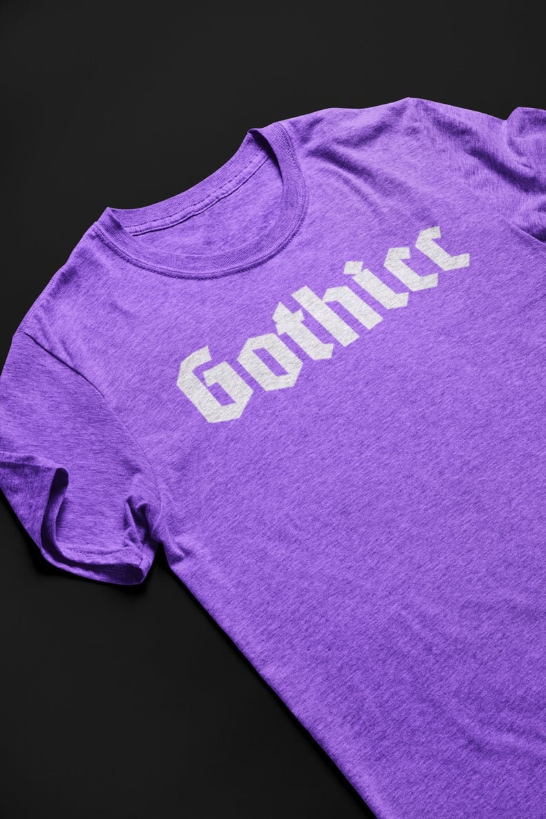 Goth Girl Big Booty Thicc Gothicc Alt Fashion Plus Sizes - Etsy