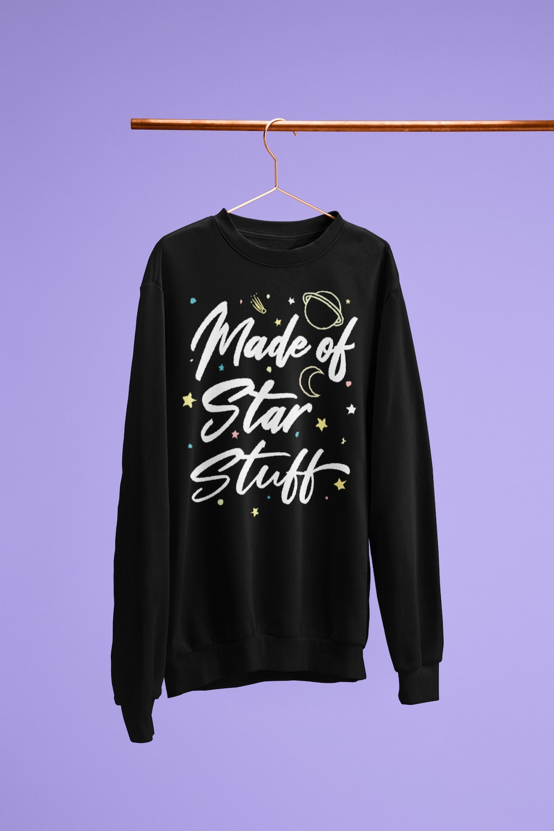 Space Stuff Star Sweater - Universe, Birthday, Astronomy, Nasa, Kawaii ...