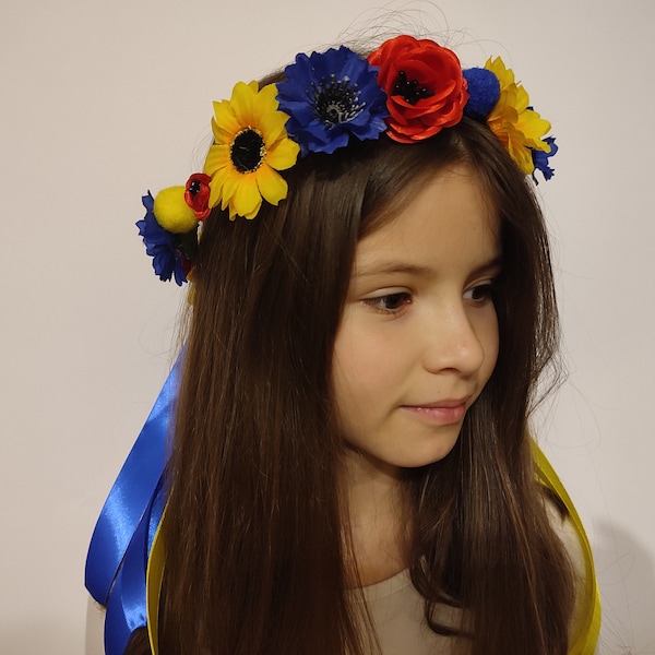 Ukrainian Sunflower Crown - Etsy