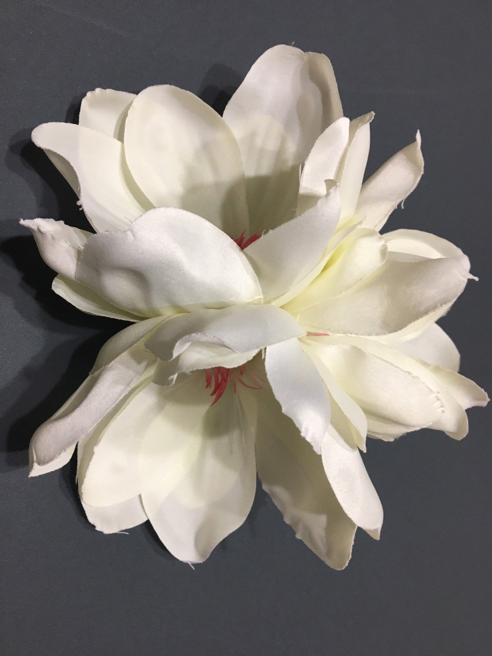 White Broche Large Flower Brooch White Brooch Bridal Large - Etsy