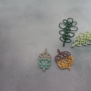 Acorn & Oak Leaf Tatting Pattern - Etsy
