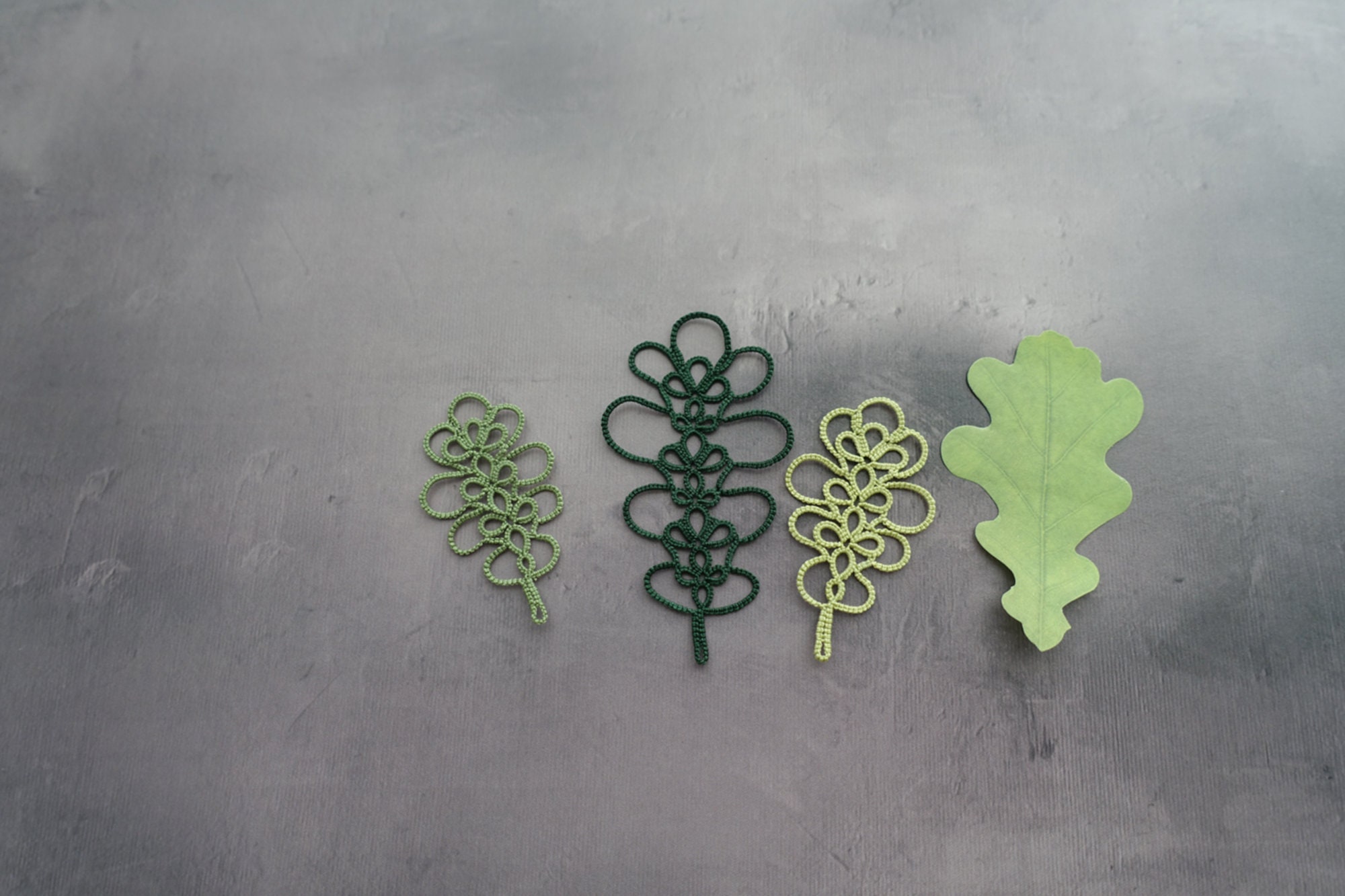 Acorn & Oak Leaf Tatting Pattern | Etsy