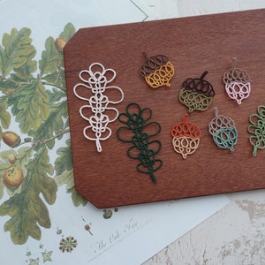 Acorn & Oak Leaf Tatting Pattern - Etsy