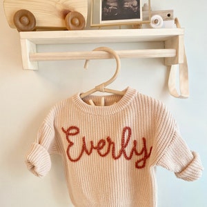 Custom Hand Embroidered Baby Sweaters - Etsy