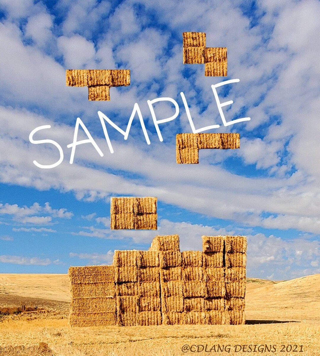 Playing Tetris on the Farm - Etsy