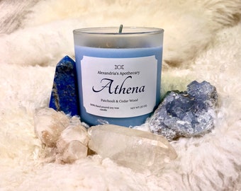 Athena Goddess Altar, Shrine Ritual Candle - Etsy